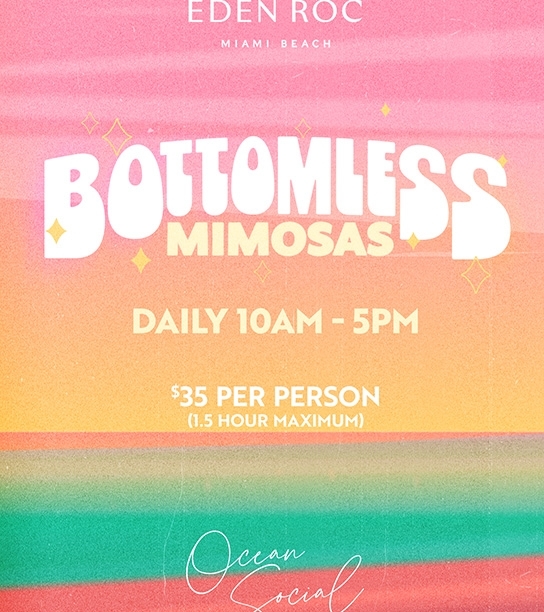 Ocean Social Miami | Eden Roc Hotel Miami Beach